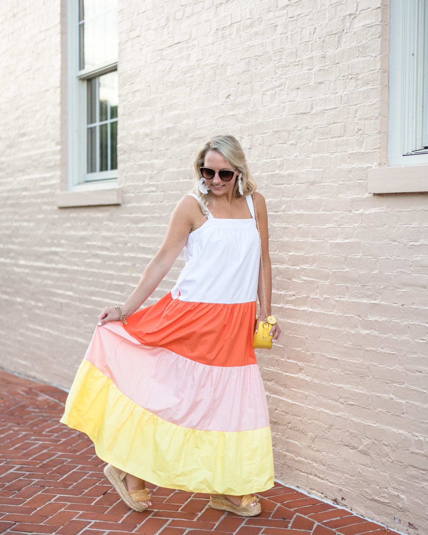 Colorblock Maxi Dress - Wear Bows and Smile